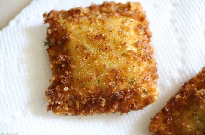 Crispy Fried Ravioli - The Chunky Chef
