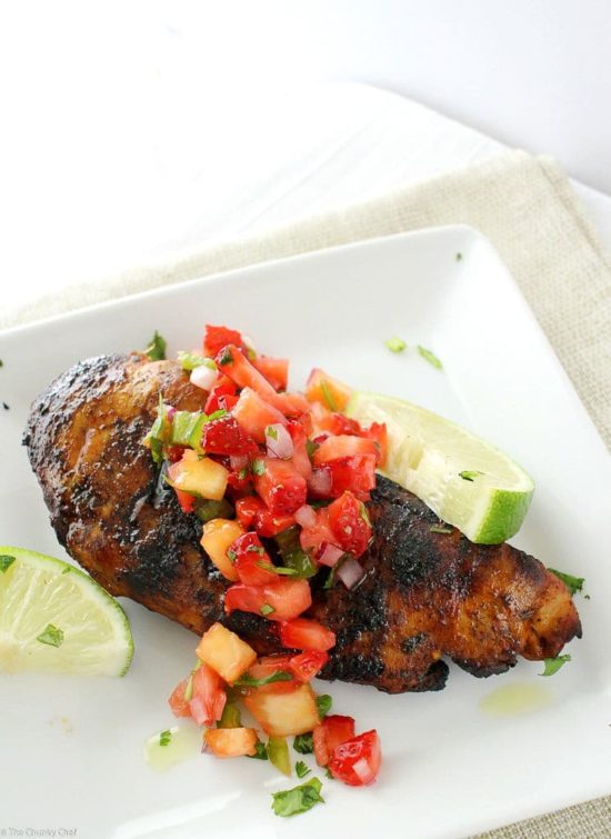 Grilled Tequila Lime Chicken - The Chunky Chef