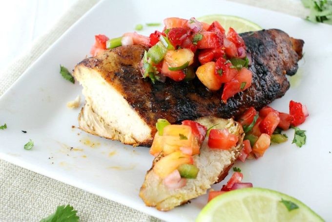 Grilled Tequila Lime Chicken - The Chunky Chef