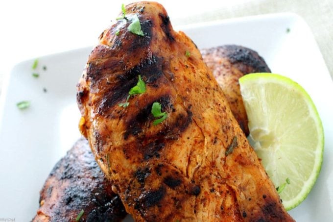 Grilled Tequila Lime Chicken - The Chunky Chef
