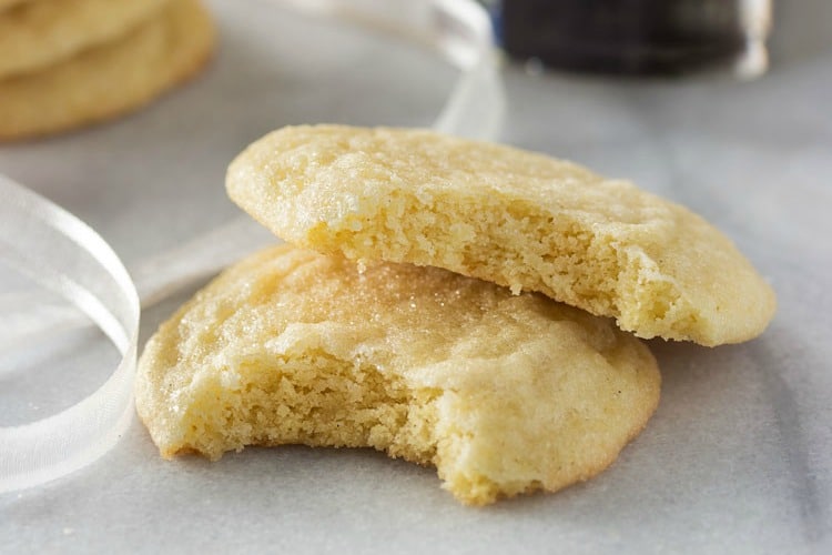 Soft Vanilla Bean Sugar Cookies - The Chunky Chef