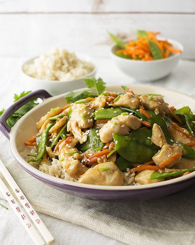 30 Minute Spicy Ginger Szechuan Beef - The Chunky Chef