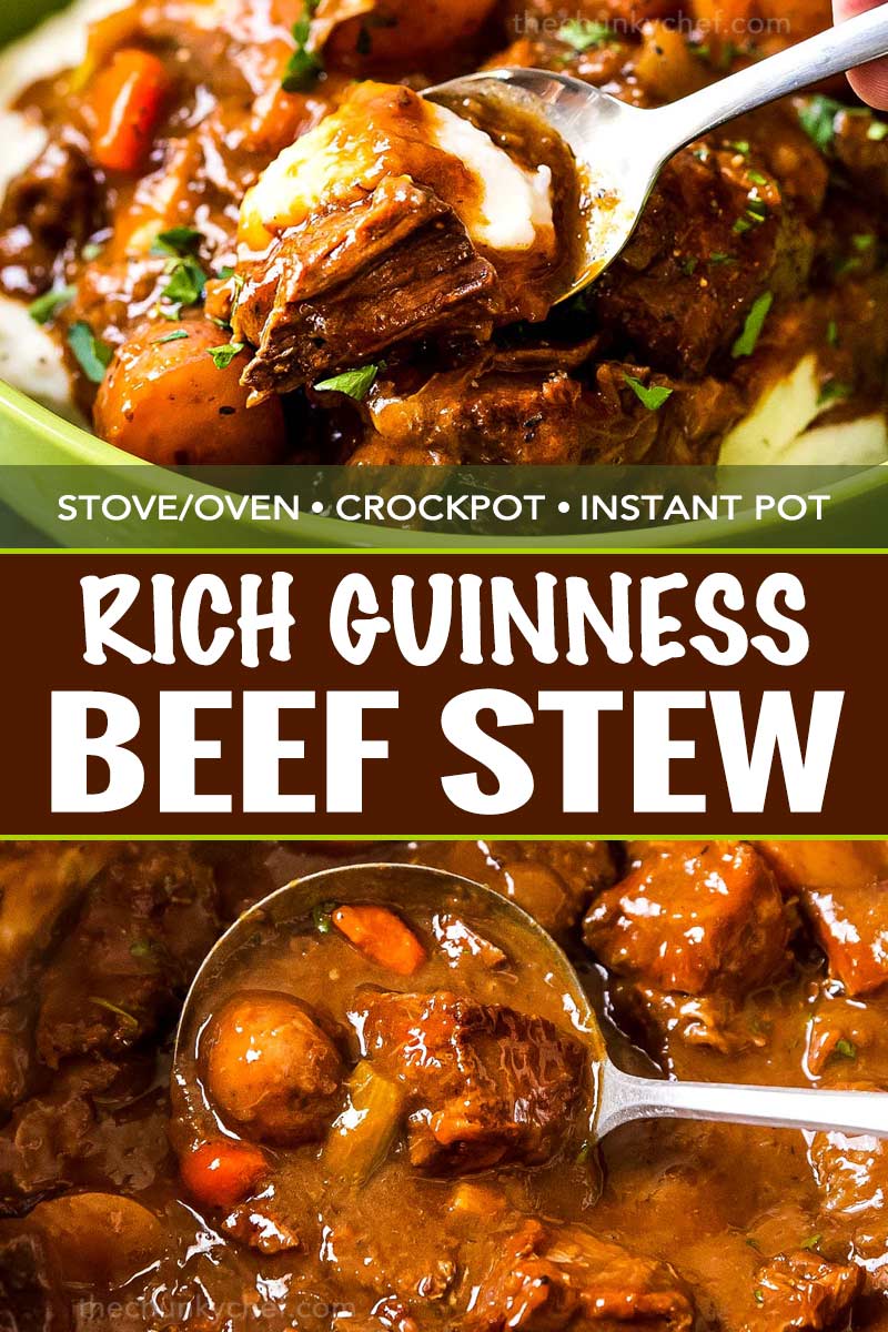 Guinness Beef Stew (Irish stew reicipe) - The Chunky Chef