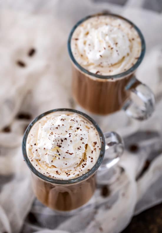Irish Coffee with Boozy Whipped Cream - The Chunky Chef