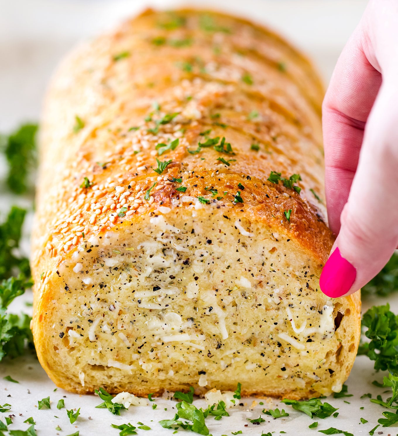 Best Cheesy Garlic Bread - The Chunky Chef