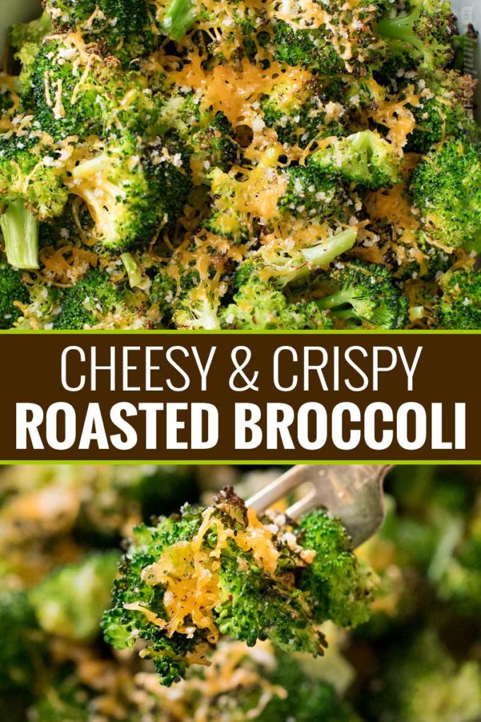 Crispy Cheesy Roasted Broccoli - The Chunky Chef