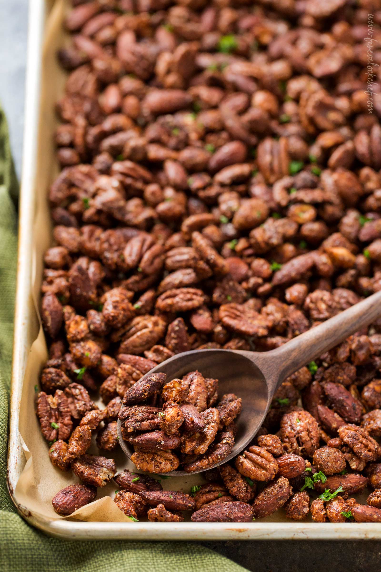 Barbecue Roasted Mixed Nuts - The Chunky Chef