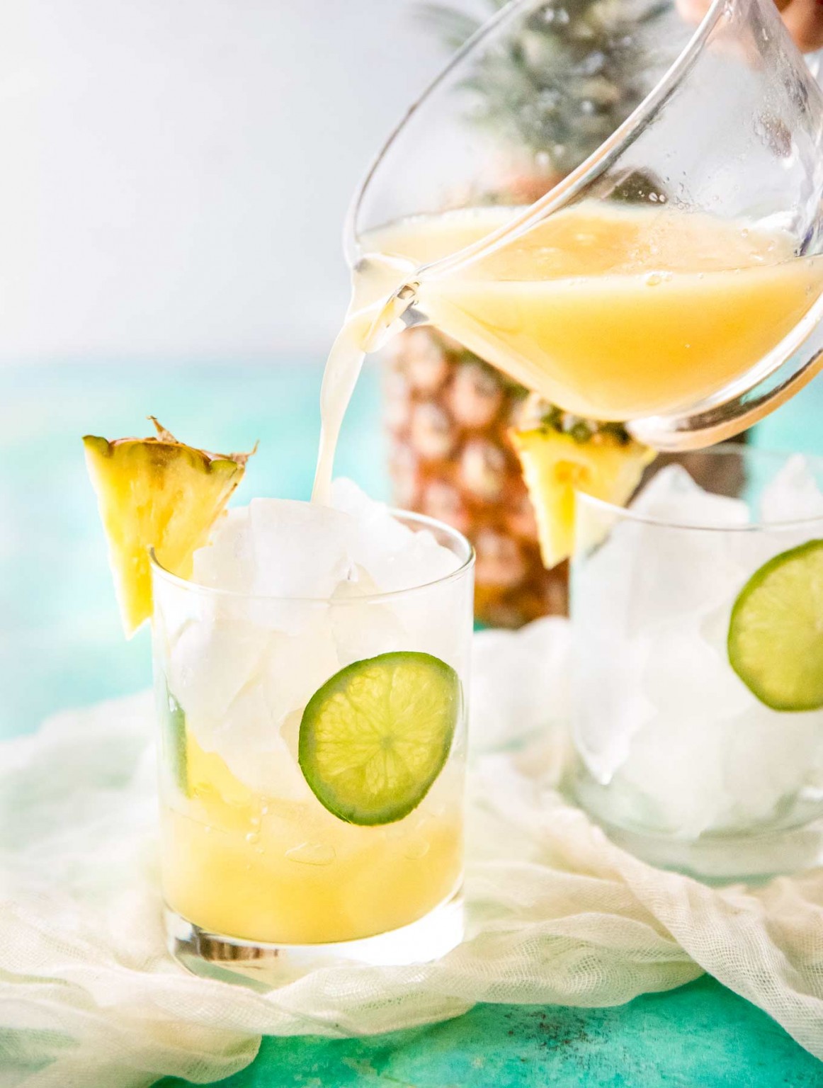 Pineapple Coconut Rum Punch The Chunky Chef Pineapple Coconut Rum Punch The Chunky Chef