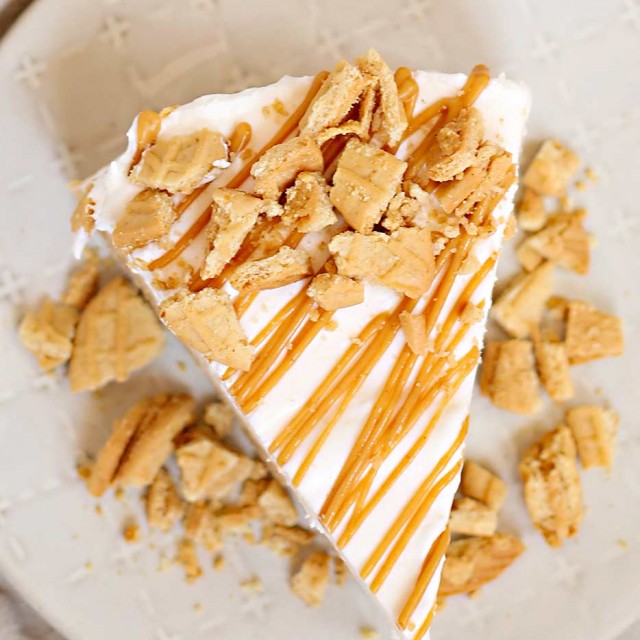 Nutter Butter Peanut Butter Pie (No Bake) - The Chunky Chef