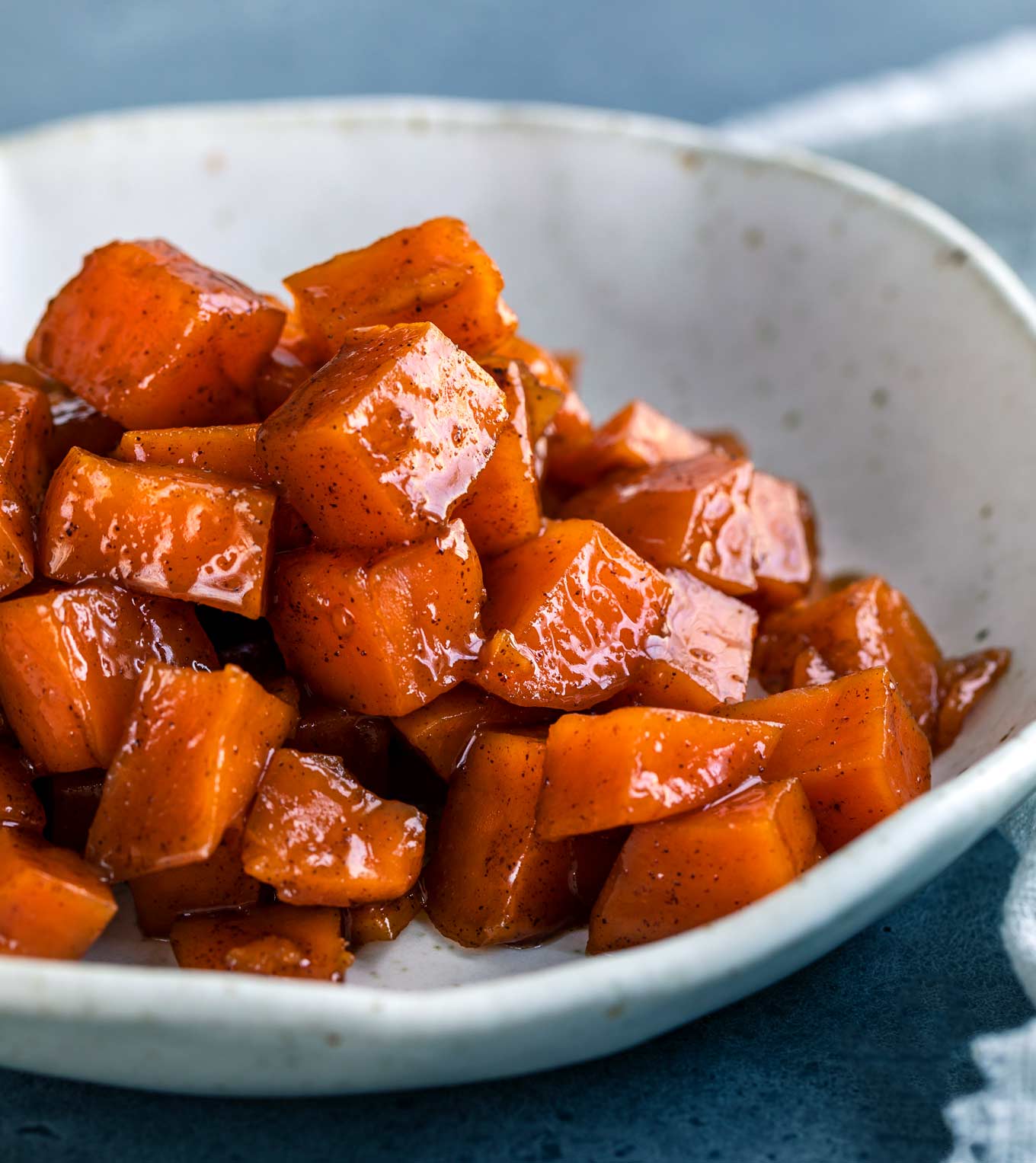 Candied Yams with Bourbon (perfect holiday side!)- The Chunky Chef