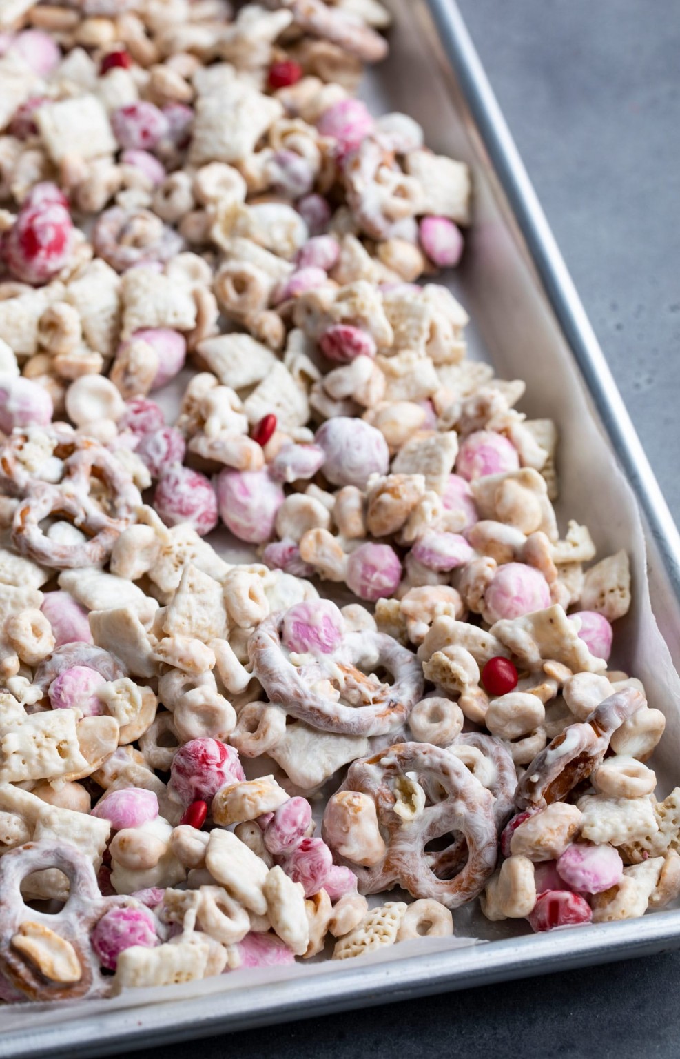 White Trash Chex Mix (10 minutes - no bake!) - The Chunky Chef