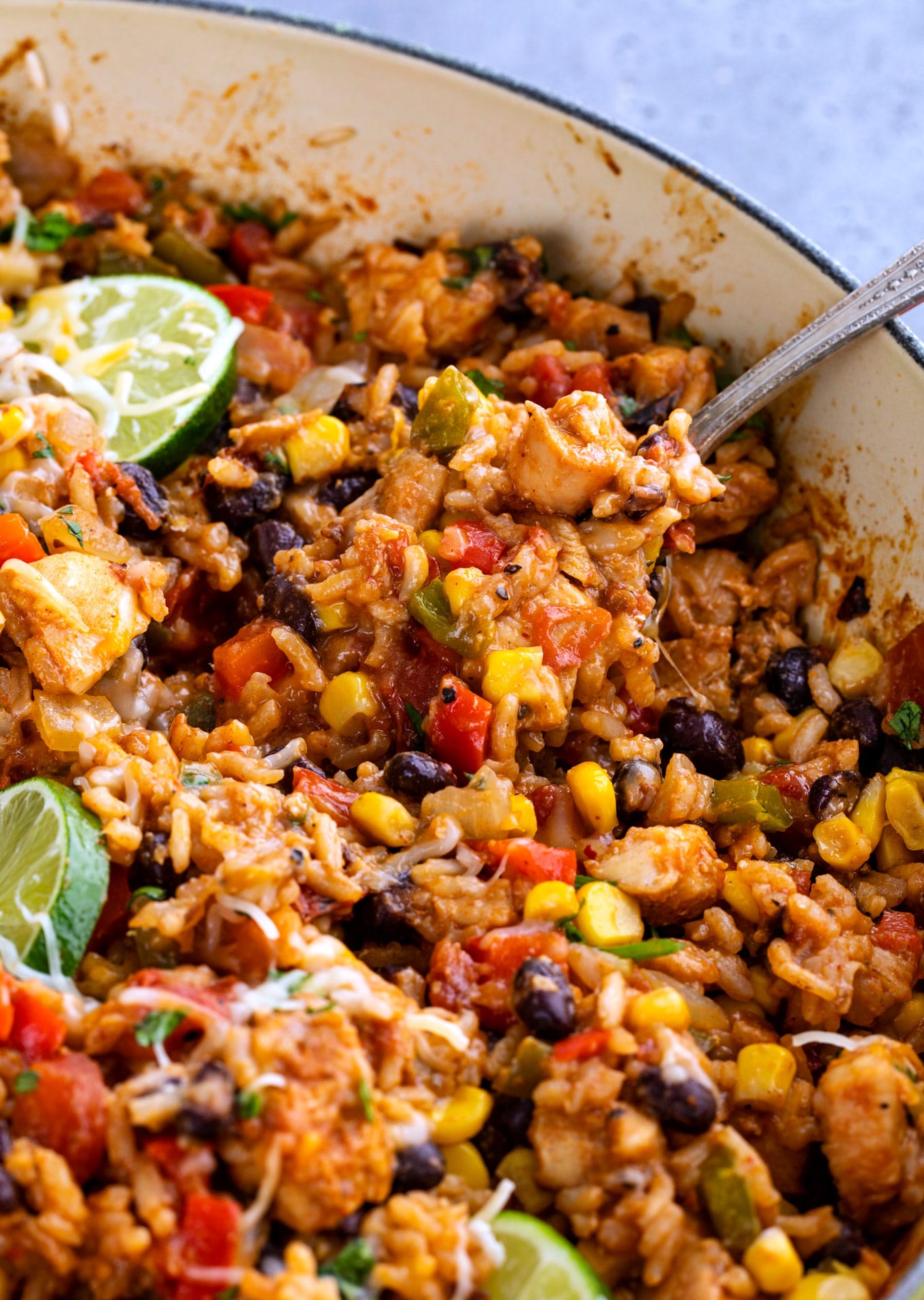 Southwest Chicken and Rice (one pan!) - The Chunky Chef