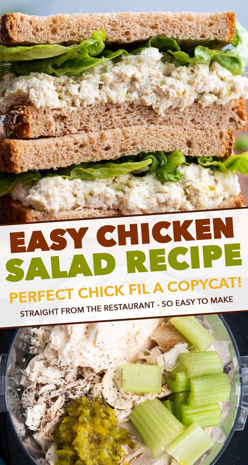 Copycat Chick-Fil-A Chicken Salad - The Chunky Chef