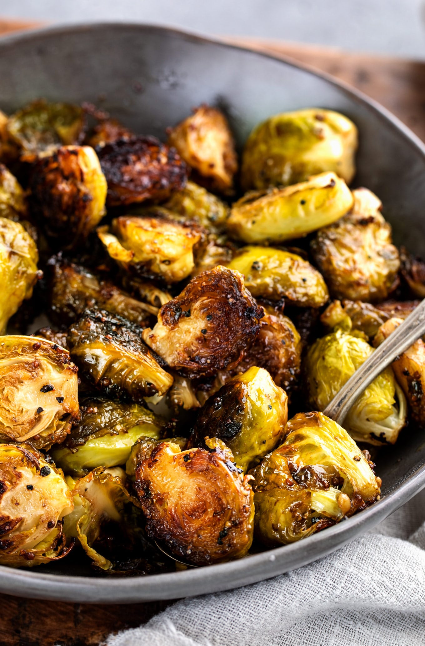 Roasted Brussels Sprouts (easy side dish!) - The Chunky Chef