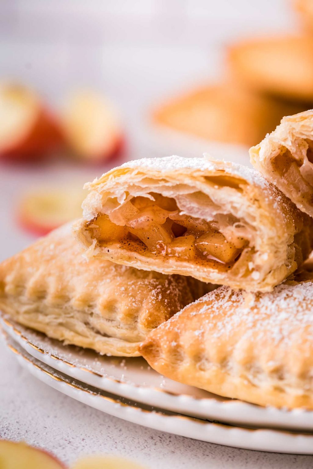 Apple Turnovers (great Fall breakfast idea) - The Chunky Chef