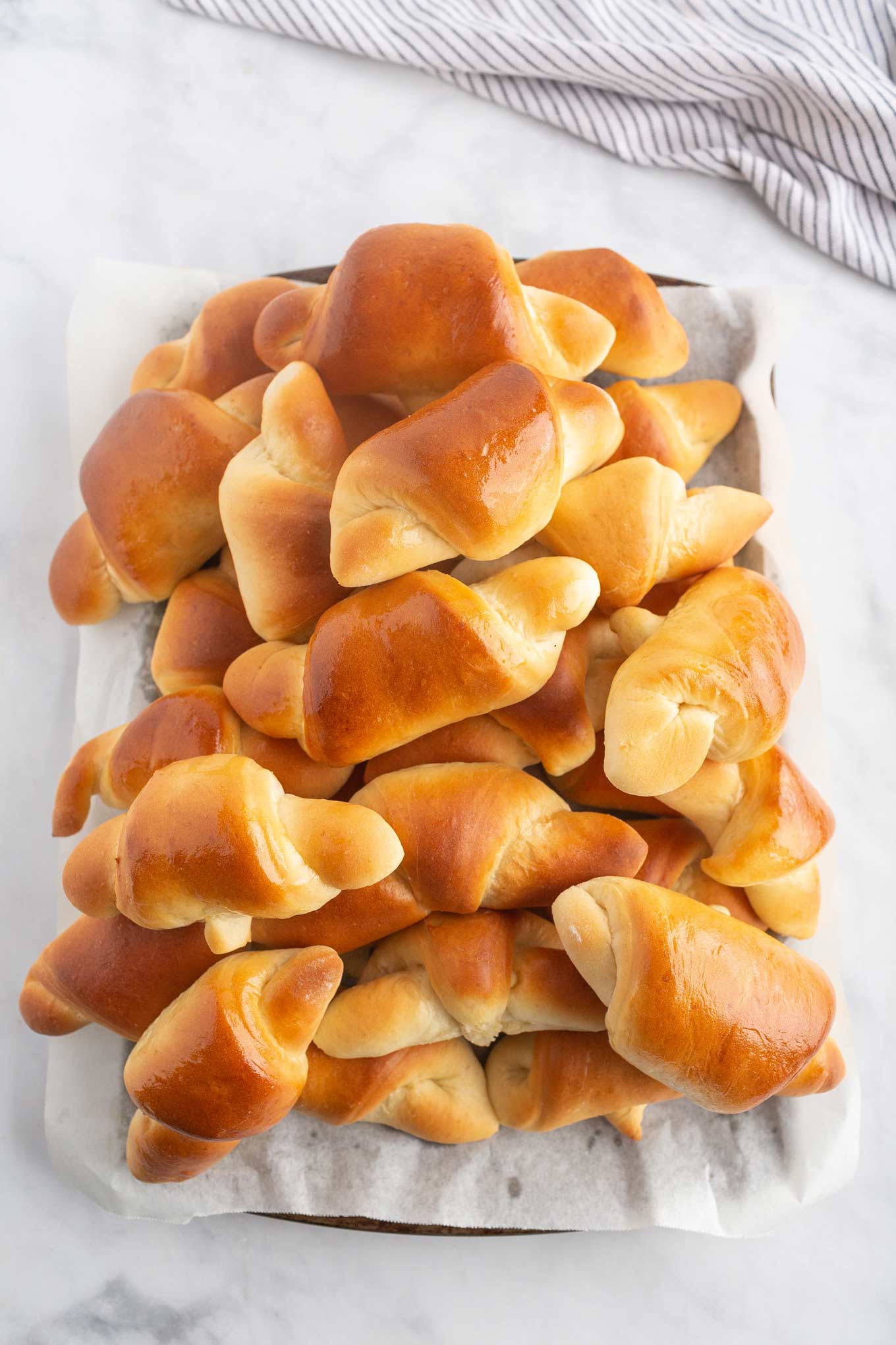 Homemade Crescent Rolls (make ahead options) - The Chunky Chef