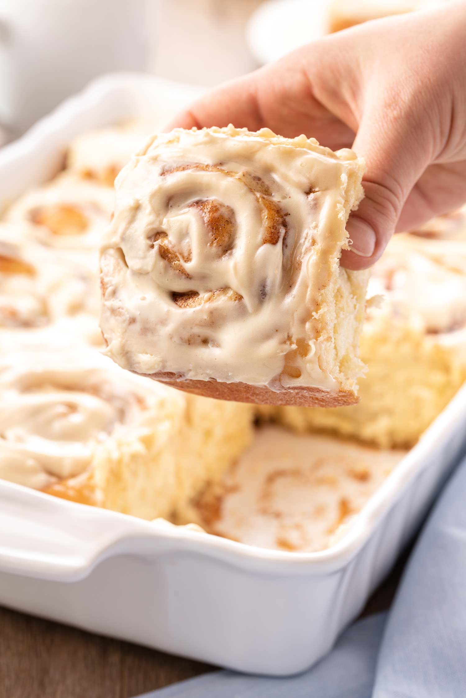 Overnight Cinnamon Rolls - The Chunky Chef