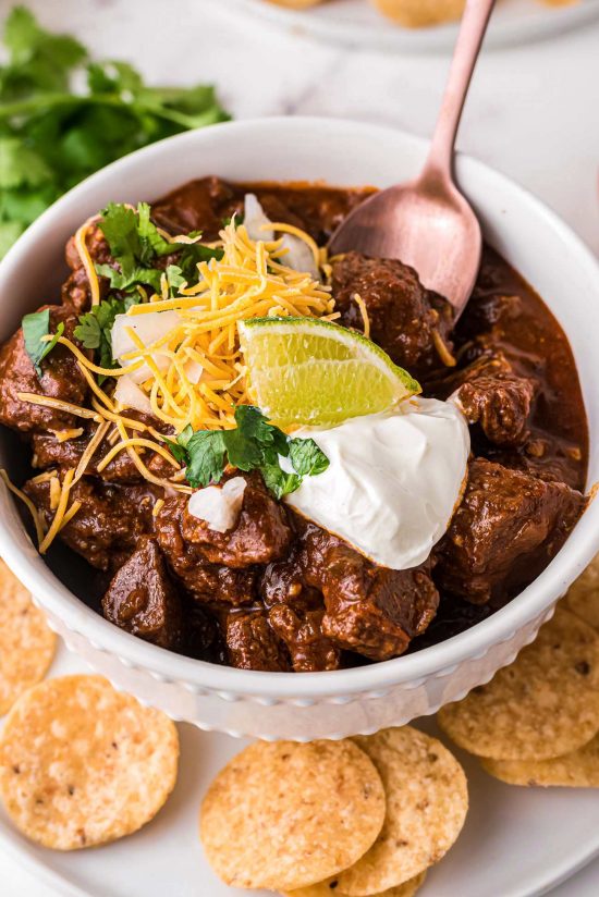 Texas-Style Chili (chili con carne) - The Chunky Chef