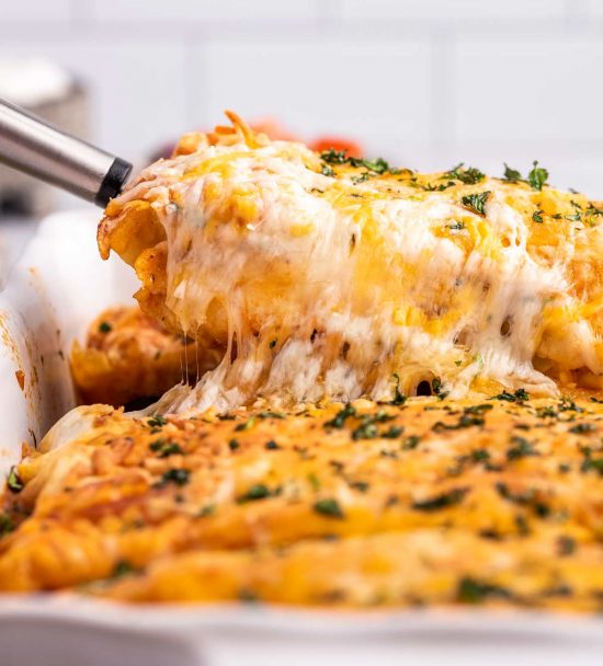 Ground Beef Enchiladas (freezer friendly!) - The Chunky Chef