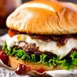 Coffee Rubbed Homemade Burgers - The Chunky Chef