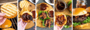 Coffee Rubbed Homemade Burgers - The Chunky Chef