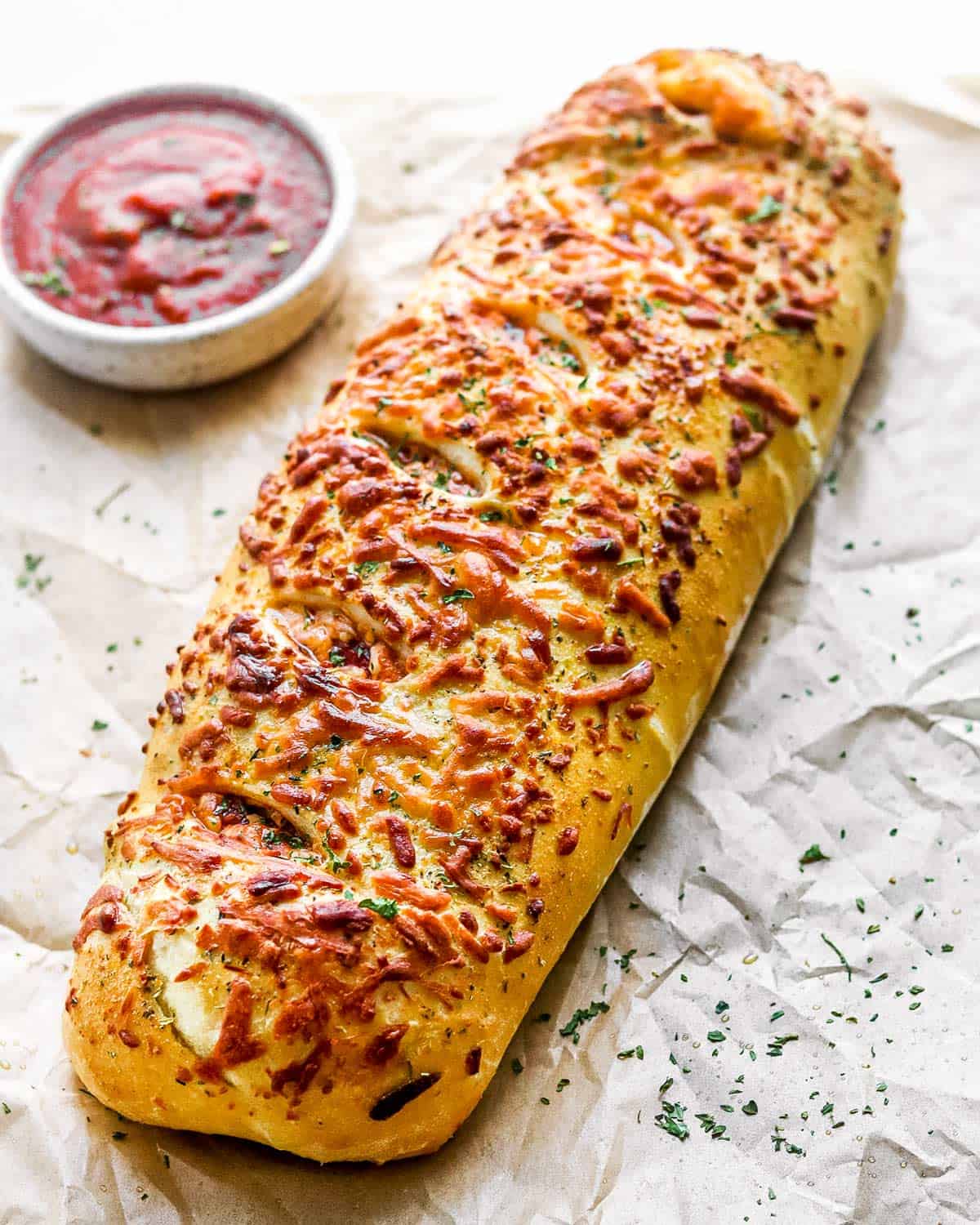 Ultimate Deluxe Stromboli - The Chunky Chef