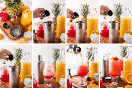 Hurricane Cocktail - The Chunky Chef