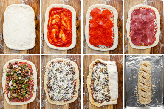 Ultimate Deluxe Stromboli - The Chunky Chef