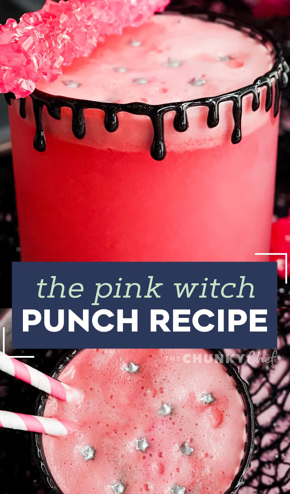 The Pink Witch Punch Recipe - The Chunky Chef