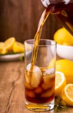 Lemon Sweet Tea - The Chunky Chef