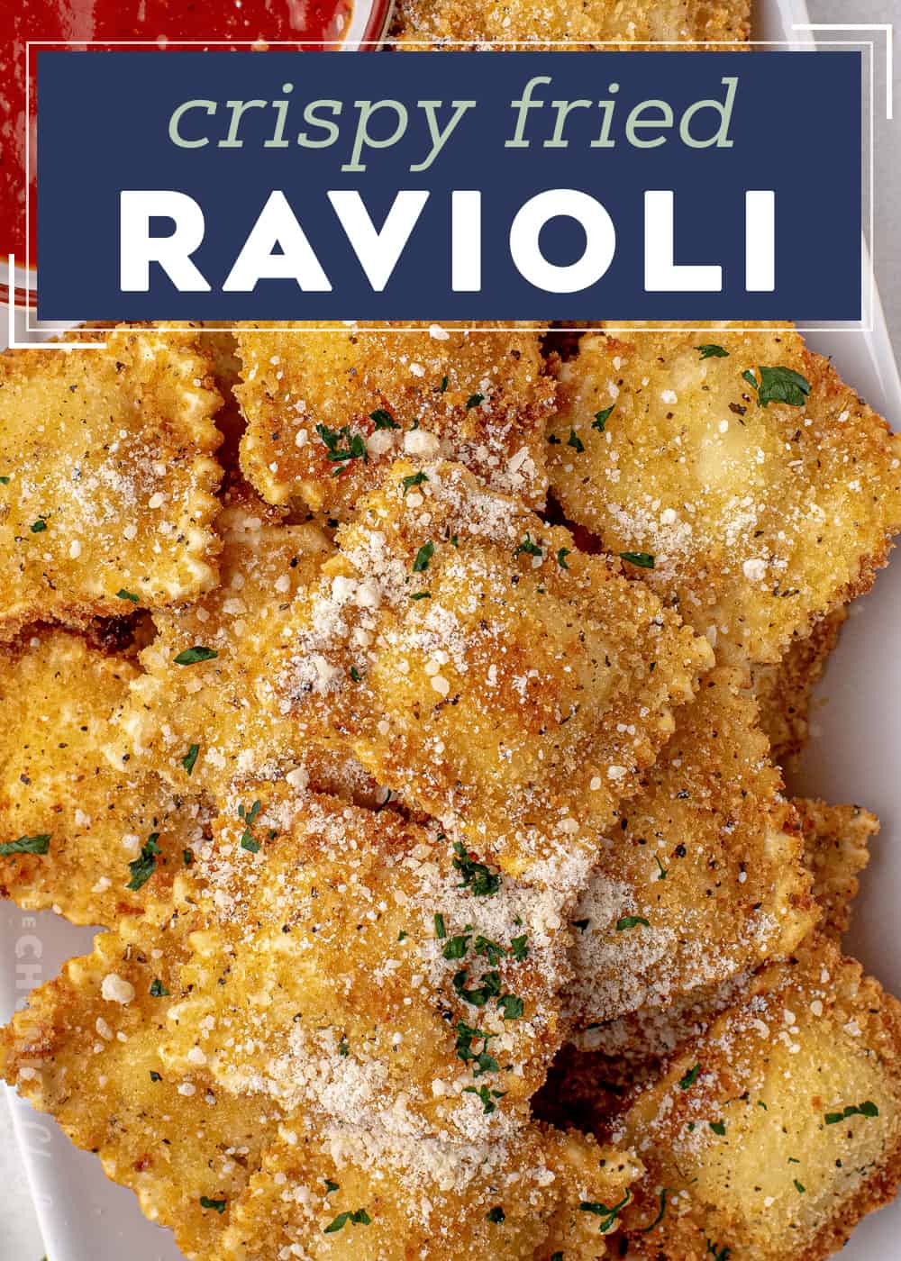 Crispy Fried Ravioli - The Chunky Chef