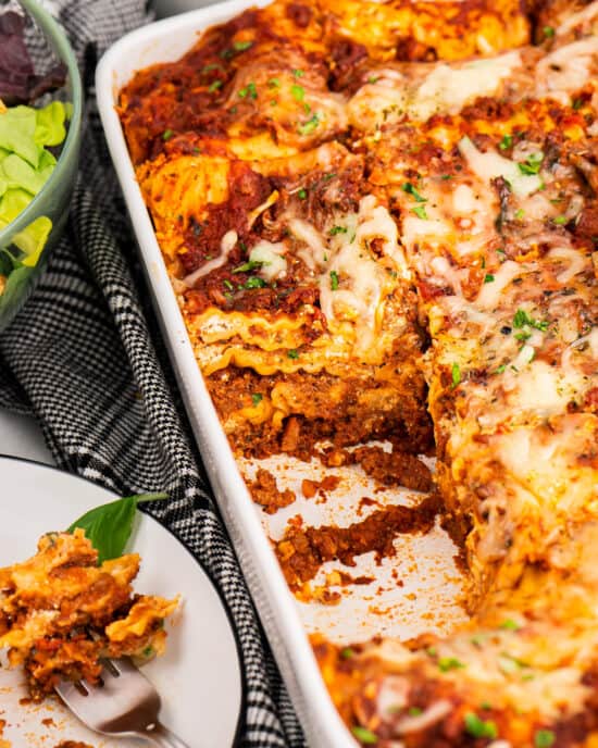 Family Favorite Lasagna Recipe - The Chunky Chef