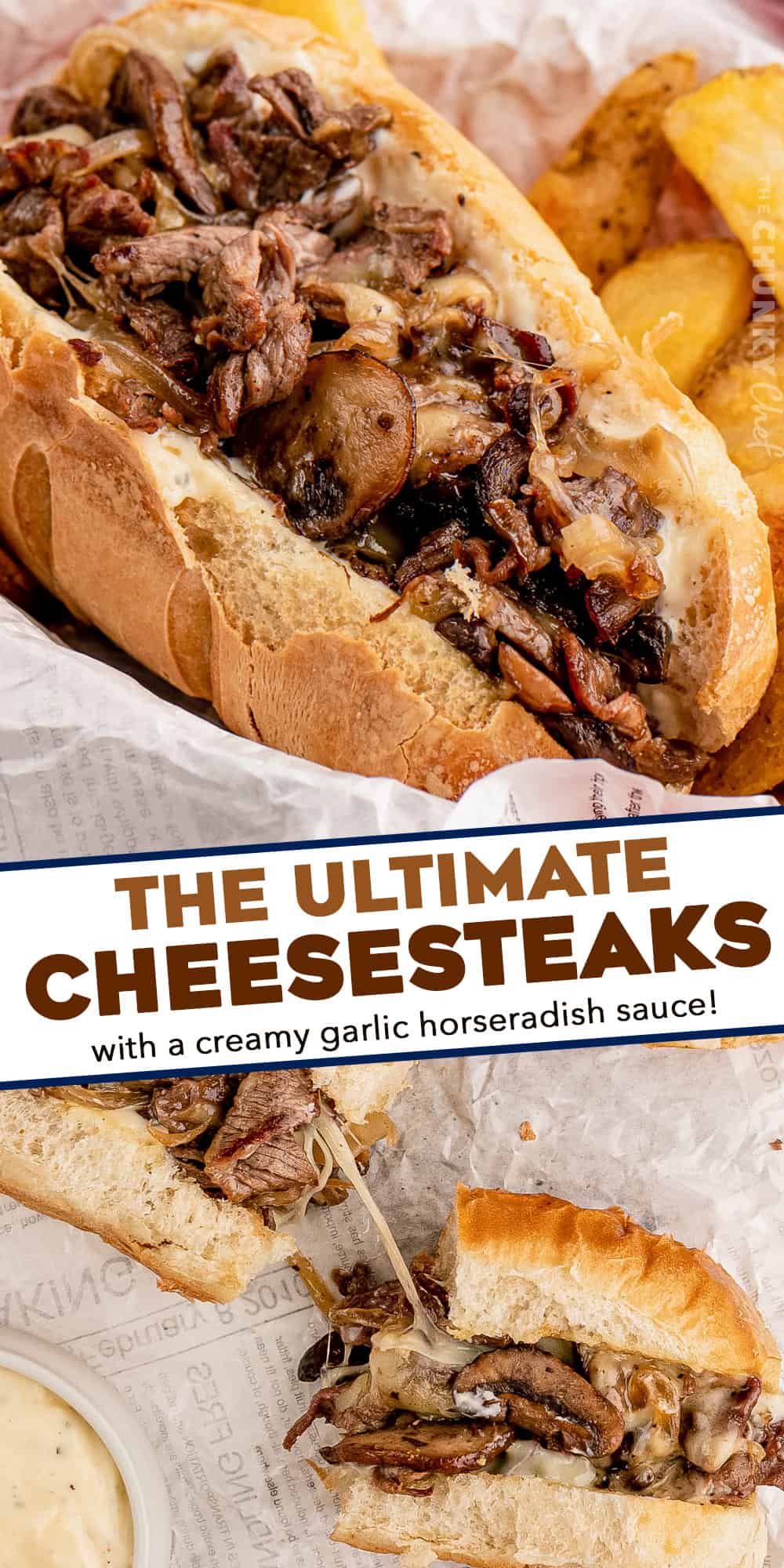 Ultimate Cheesesteak Recipe (w/ horseradish sauce) - The Chunky Chef