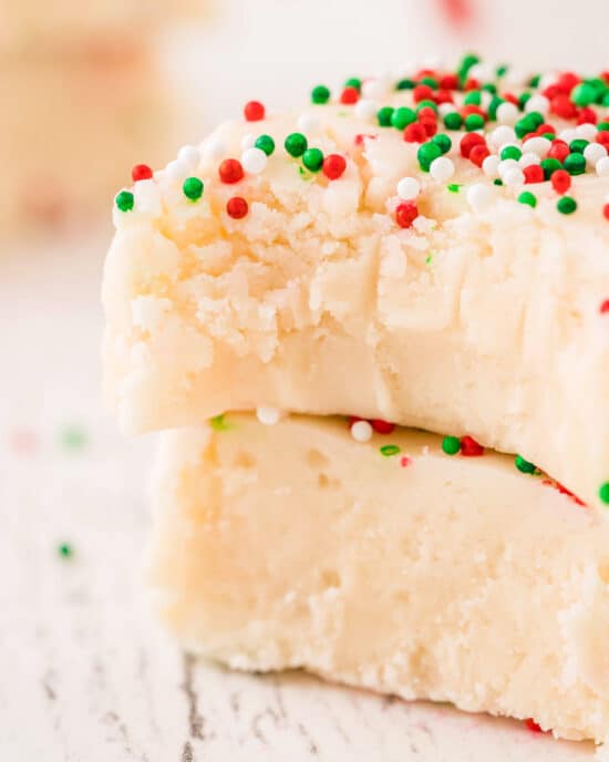 Sugar Cookie Fudge Recipe - The Chunky Chef