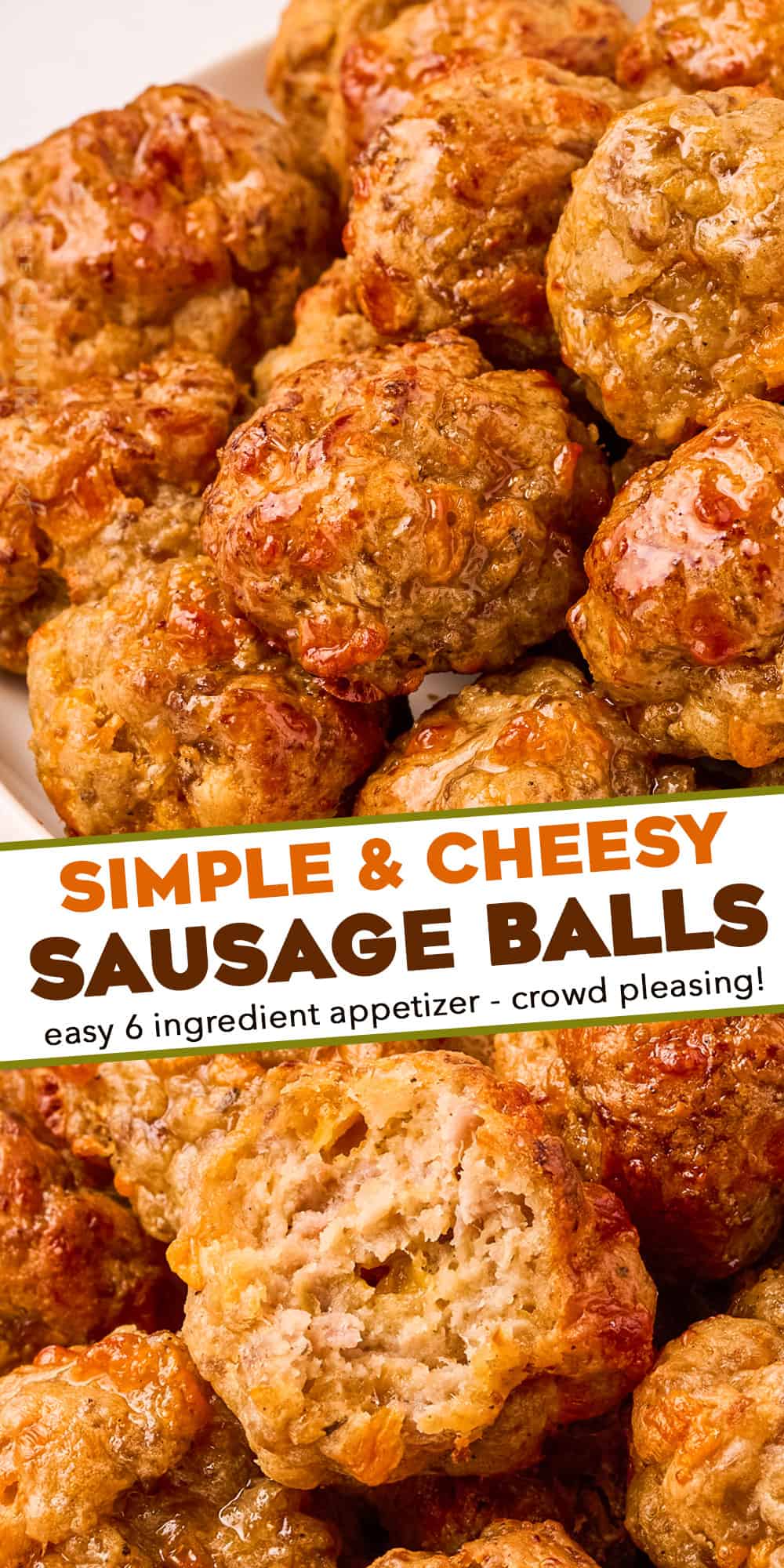 Cheesy Sausage Balls - The Chunky Chef