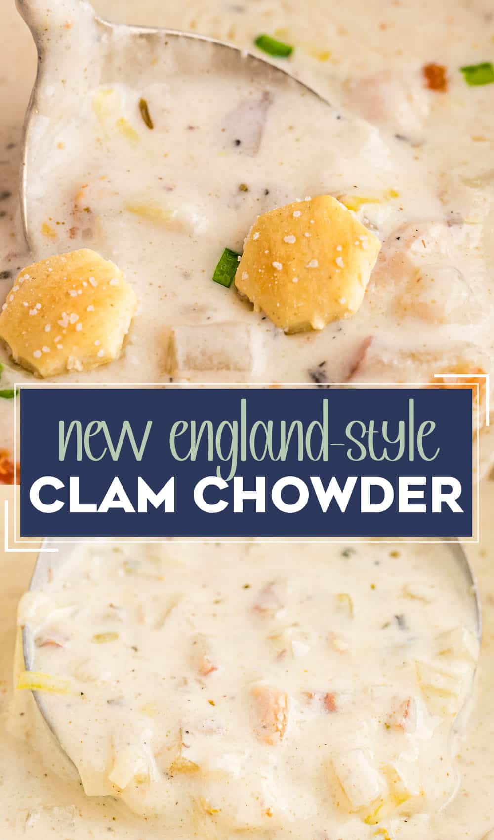 Creamy New England-Style Clam Chowder - The Chunky Chef