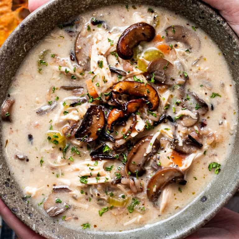 Hearty Chicken and Stars Soup - The Chunky Chef