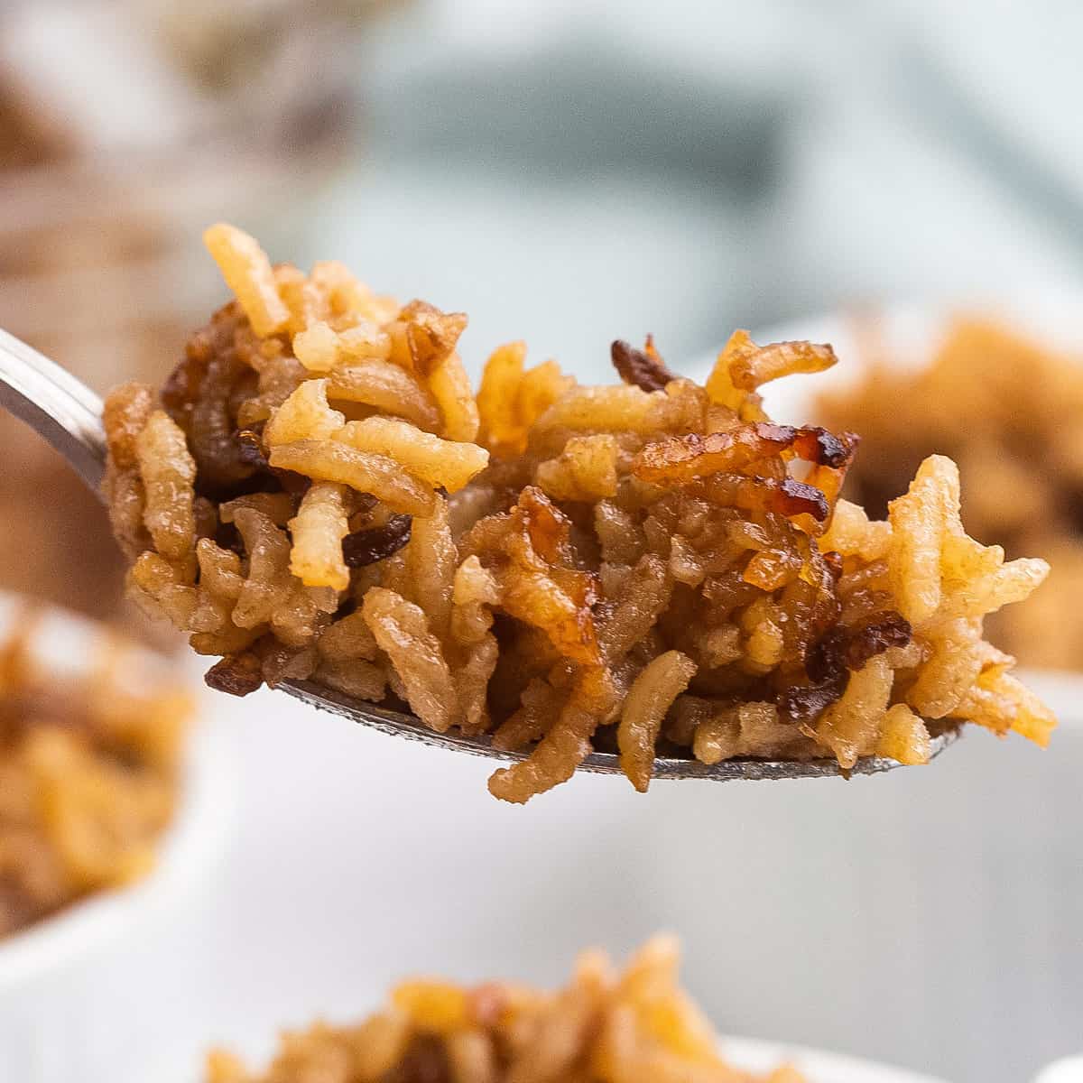 Beefy French Onion Baked Rice Casserole - The Chunky Chef