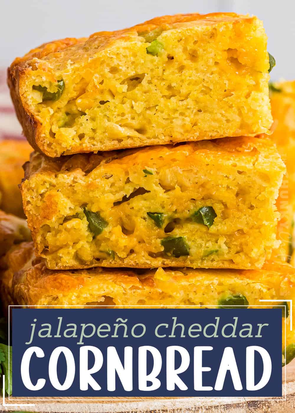Jalapeño Cheddar Cornbread - The Chunky Chef