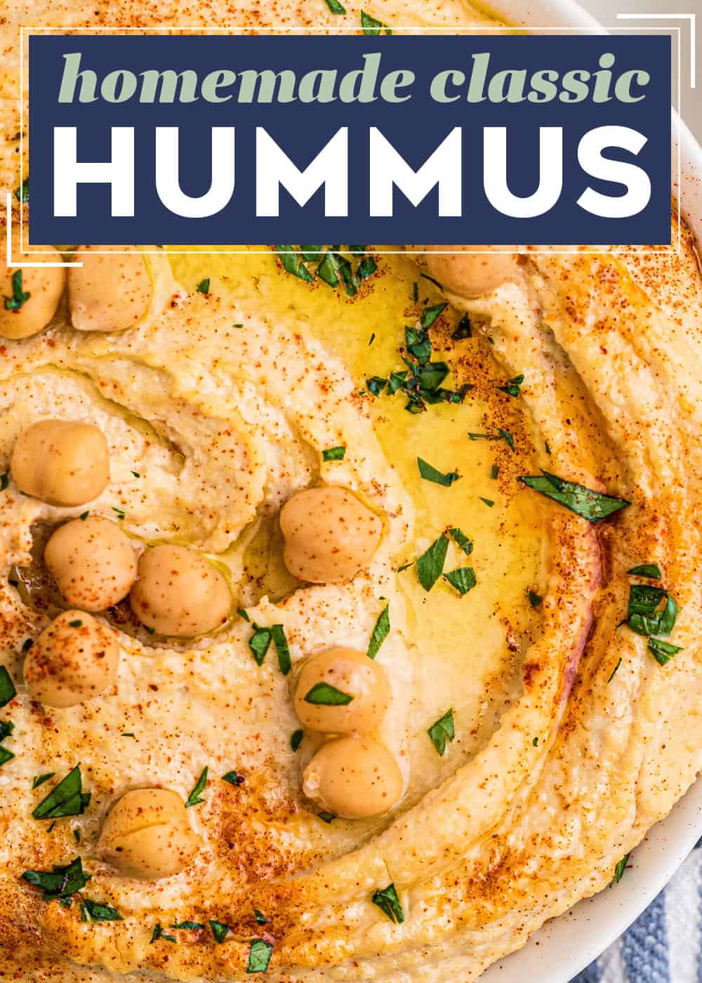 Classic Homemade Hummus - The Chunky Chef