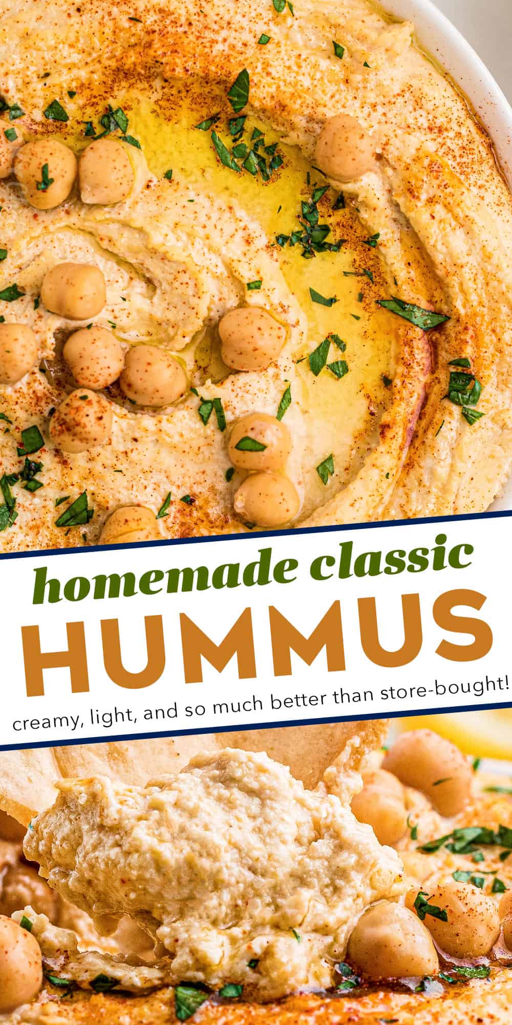 Classic Homemade Hummus The Chunky Chef
