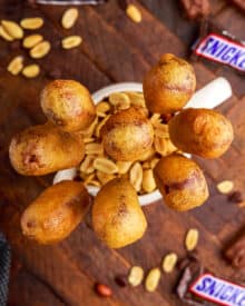 Deep-Fried Snickers - The Chunky Chef