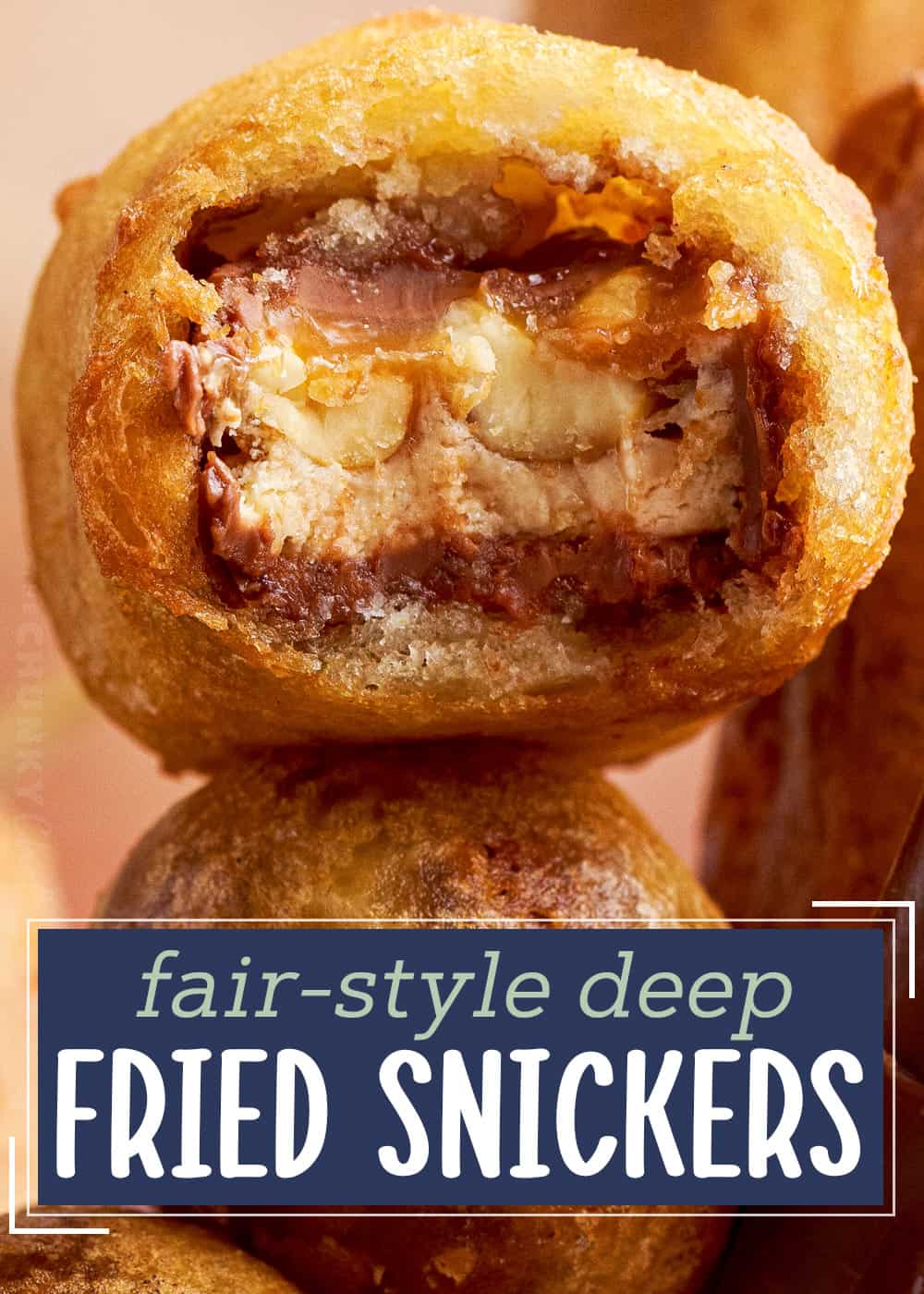 Deep-Fried Snickers - The Chunky Chef