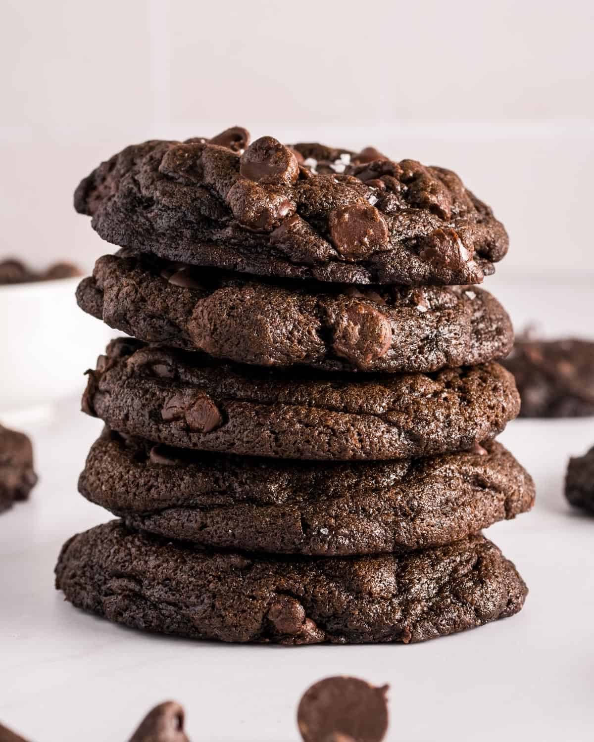 Double Chocolate Chip Cookies - The Chunky Chef