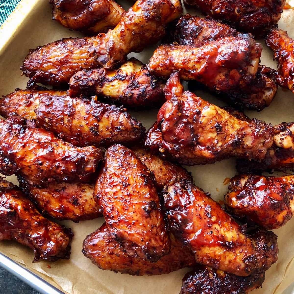 Sweet Chili Baked Chicken Wings - The Chunky Chef