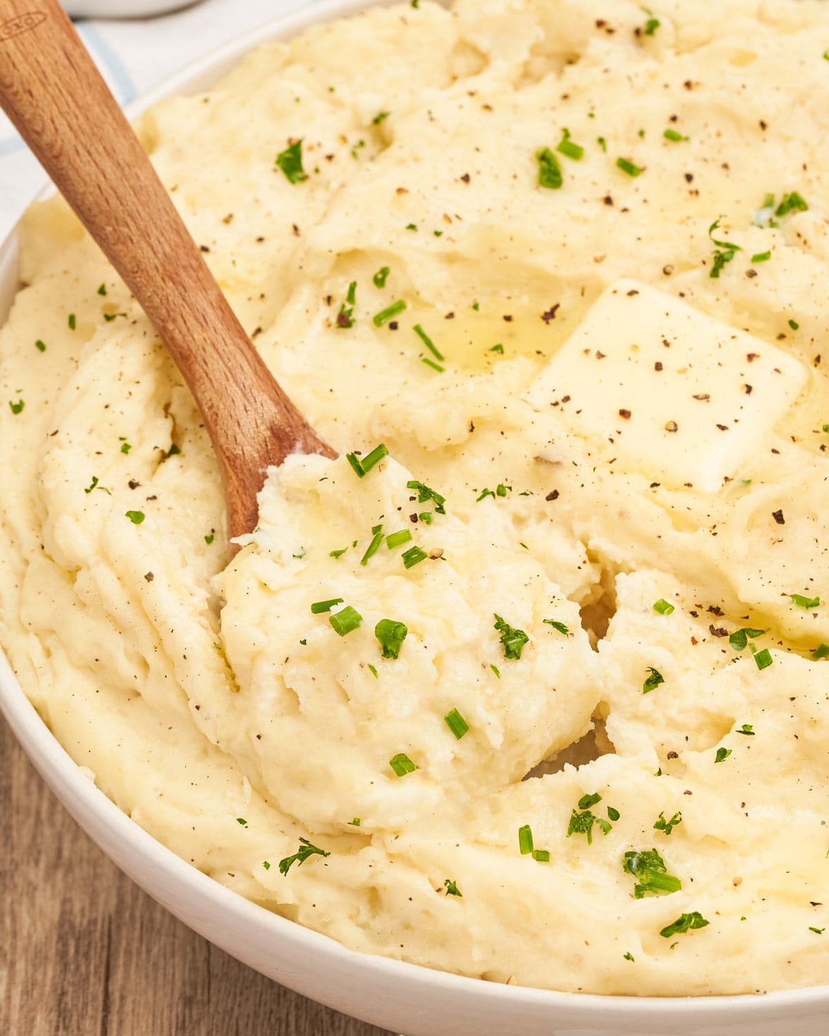 Cream Cheese Mashed Potatoes - The Chunky Chef