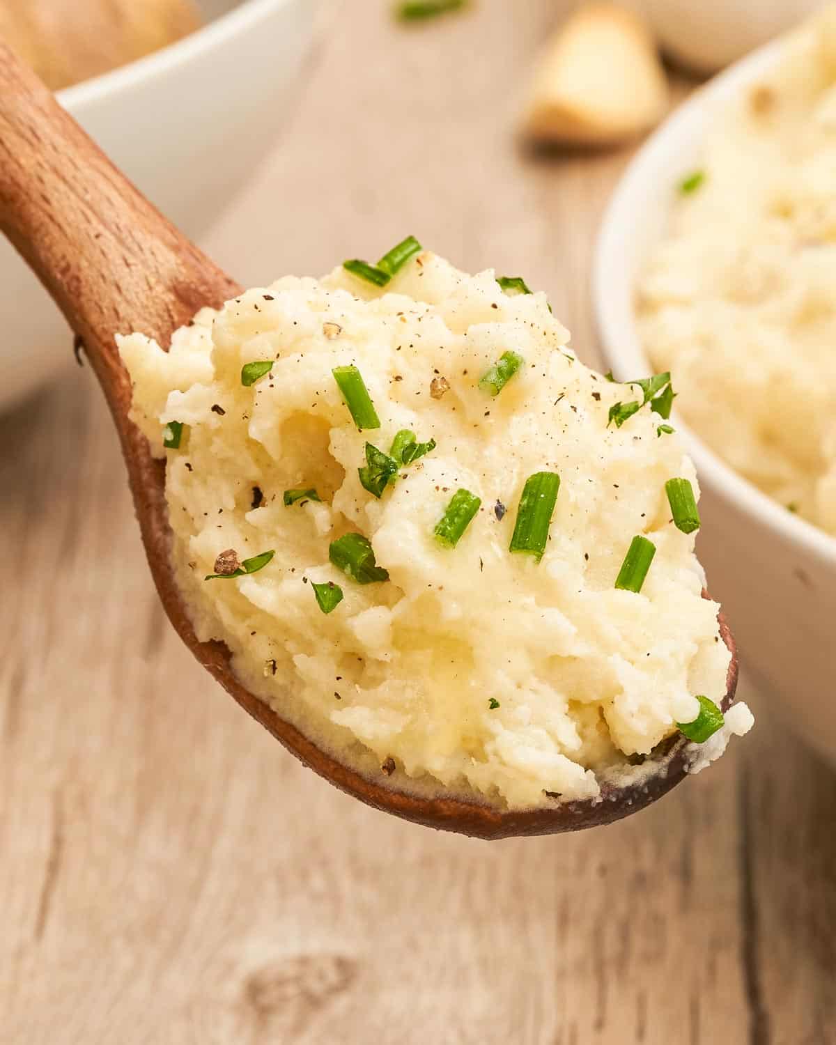Cream Cheese Mashed Potatoes - The Chunky Chef