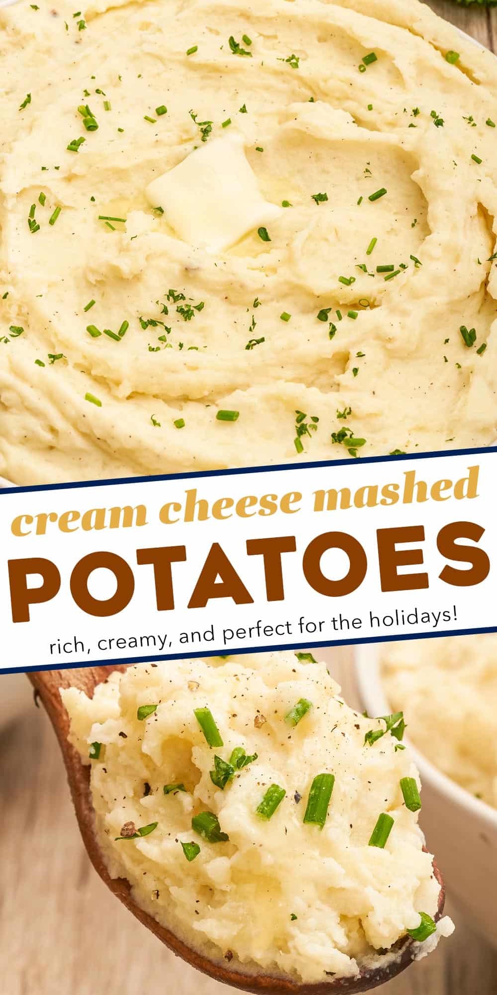 Cream Cheese Mashed Potatoes - The Chunky Chef
