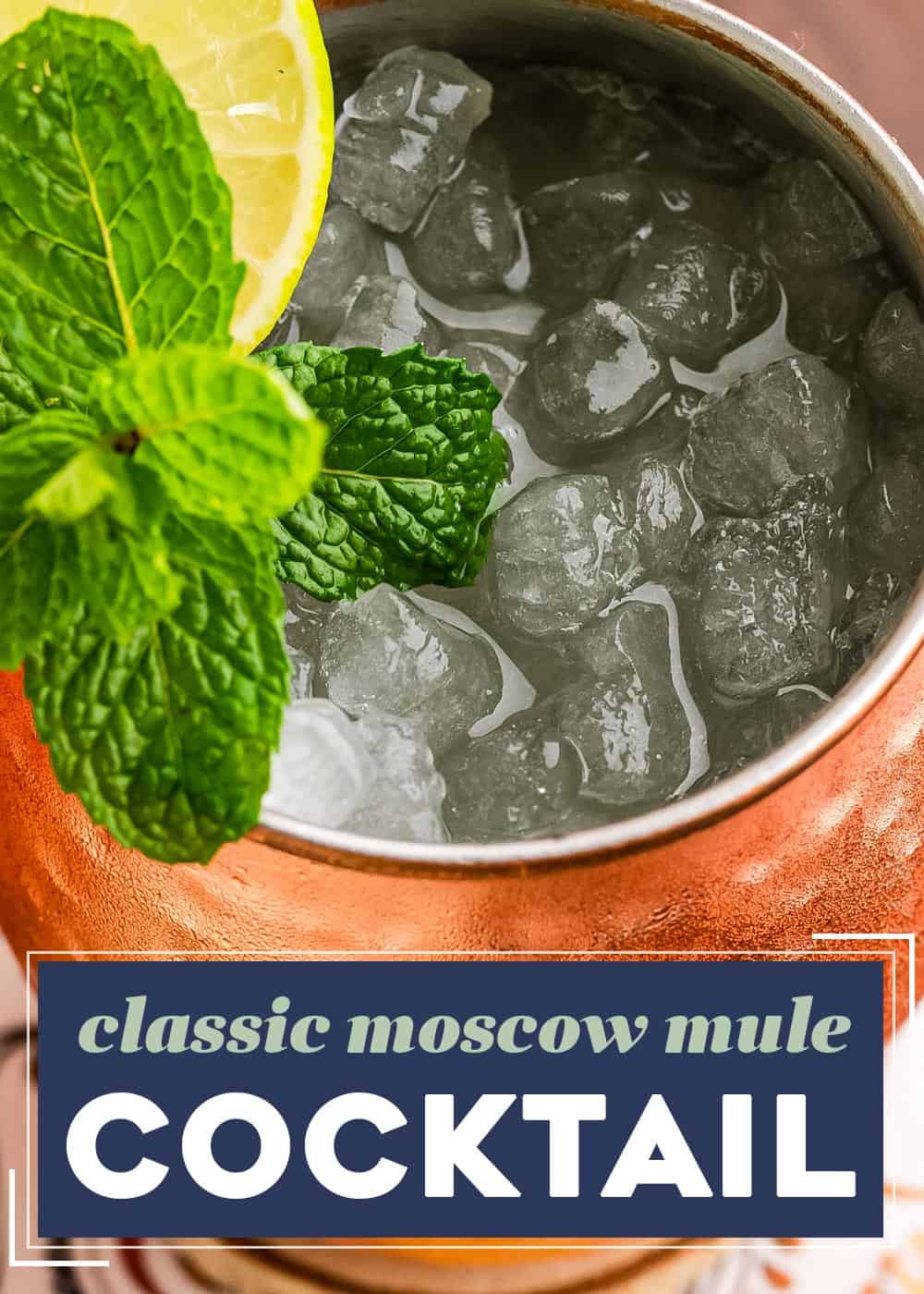 Classic Moscow Mule Cocktail - The Chunky Chef