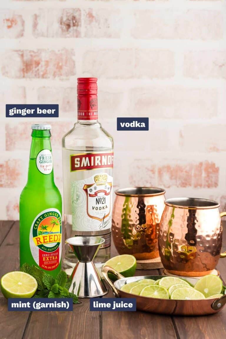 Classic Moscow Mule Cocktail - The Chunky Chef